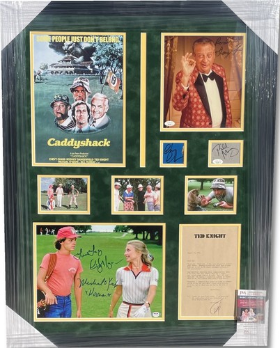Caddyshack Signed Cast Cuts Photos Murray Morgan Dangerfield +3 Framed ...