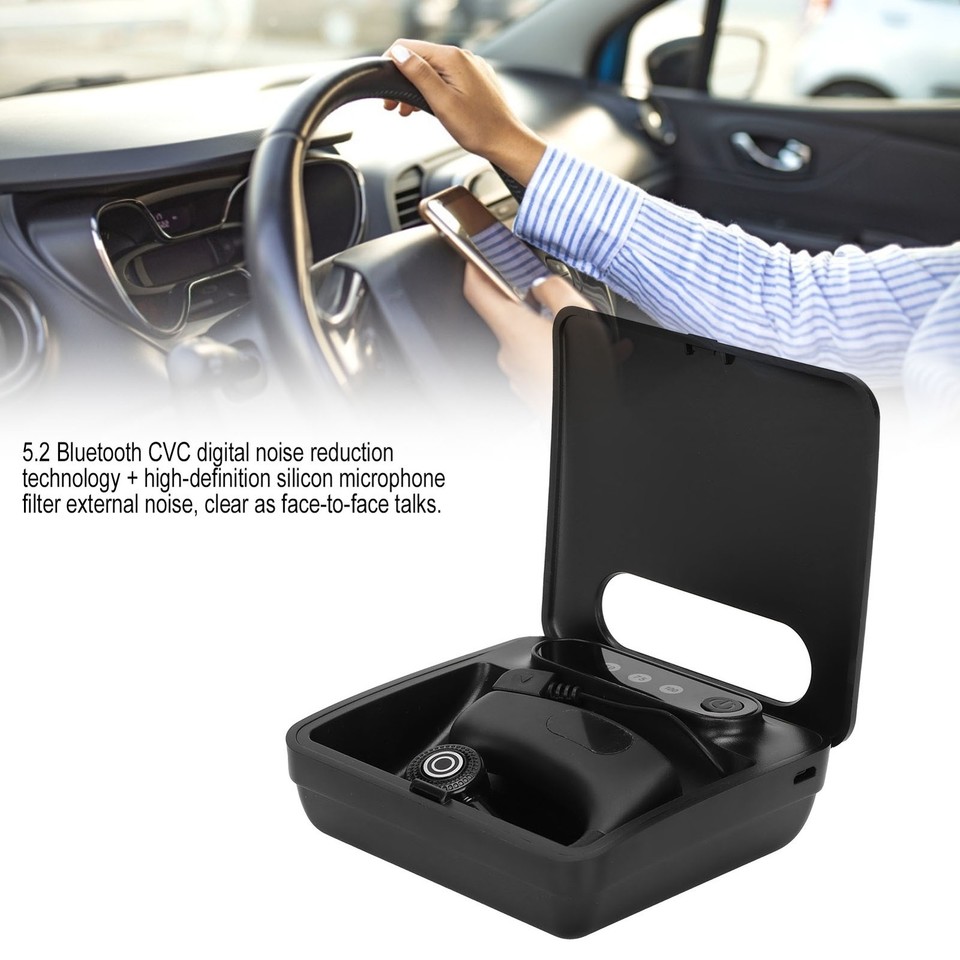 (Einzelnes Ohr Mit Ladefach) Headset Wireless Single Ear LED Display ...