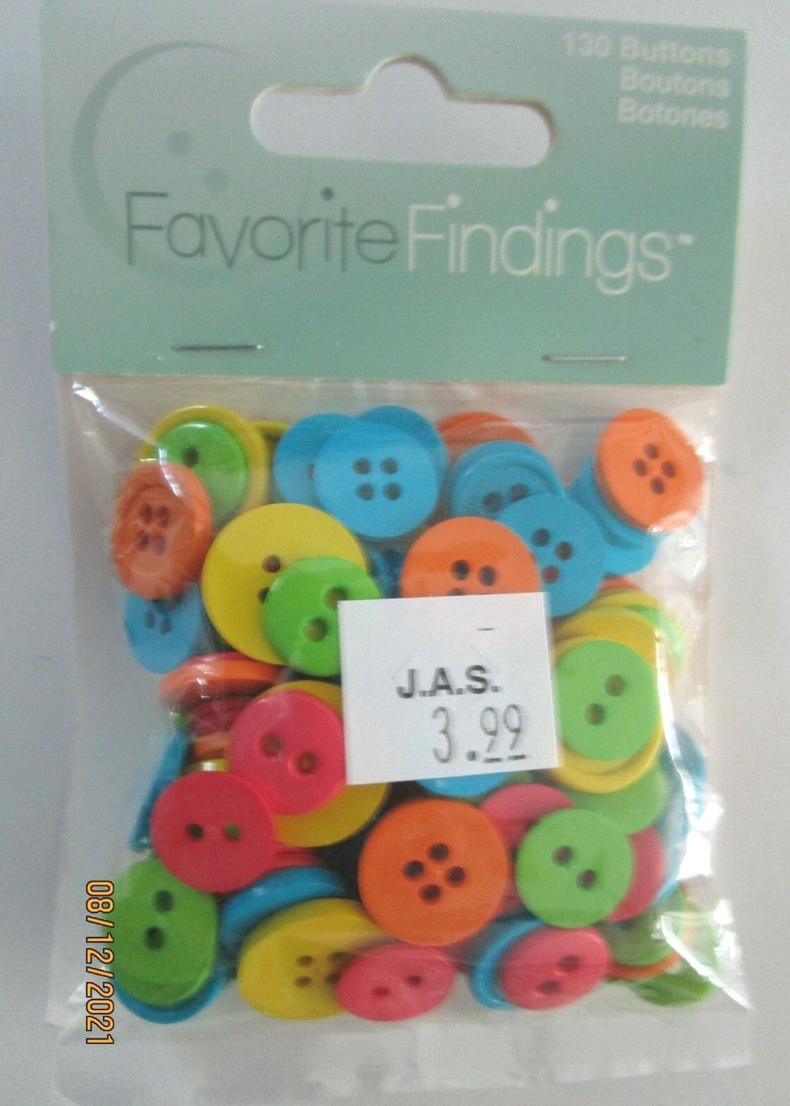 FAVORITE FINDINGS BUTTONS.. 7 COLORS TO CHOOSE FROM | eBay