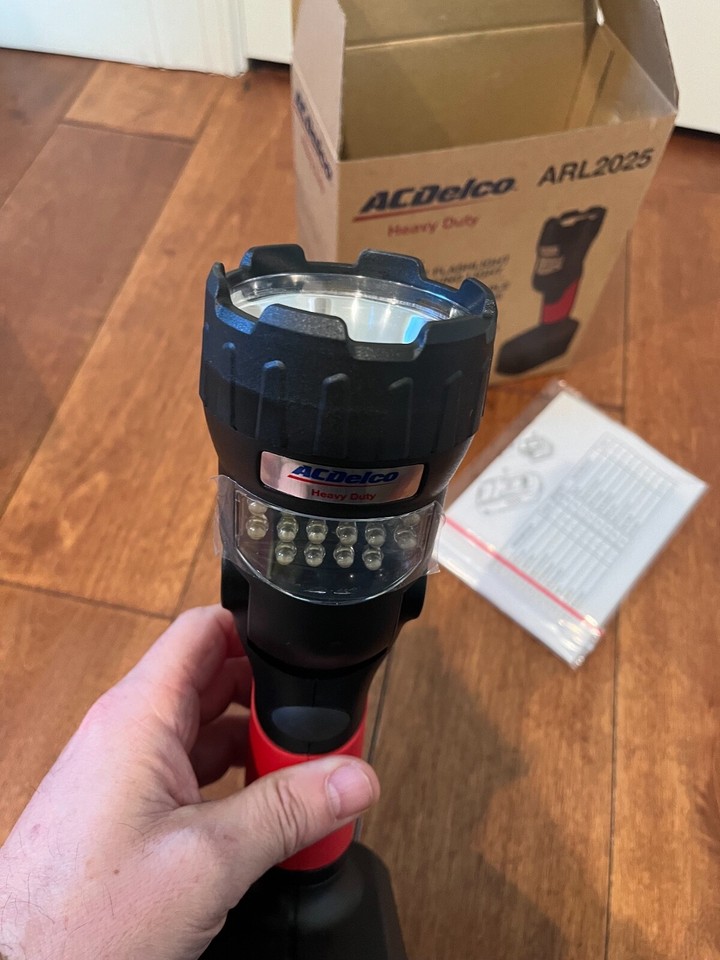 ACDelco Heavy Duty 18V 4.5" Angle Grinder & Flashlight Combo, tool only ...