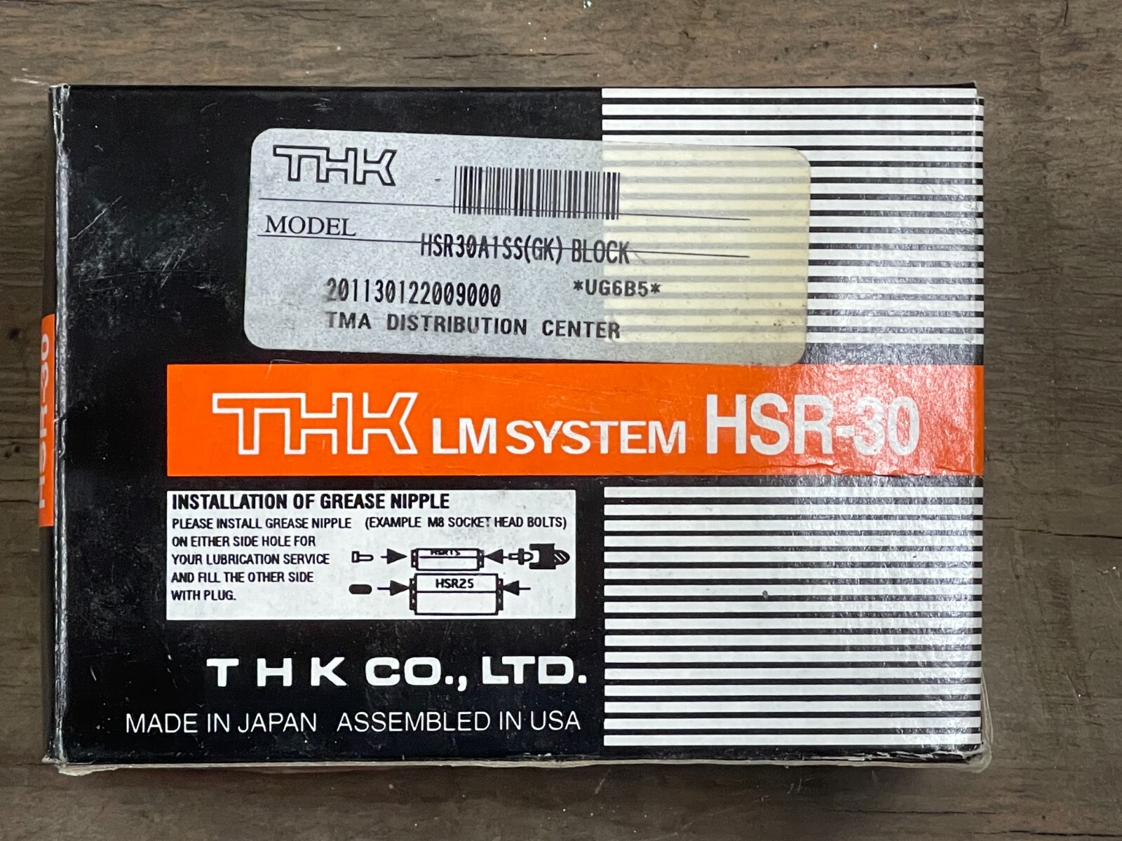 HSR30A1SS THK Linear Bearing for sale online | eBay
