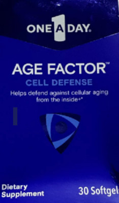 One A Day Age Factor Cell Defense-Cell Health Supplement 02/26 BOX ...