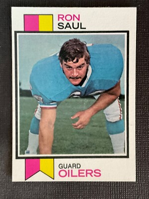 Ron Saul 1973 Topps Rookie Football Card #153 - Houtston Oilers Guard ...