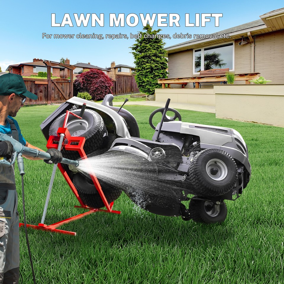 880 lbs Weight Capacity lawn mower jack lift Lawn Tractor Lift, Lawn ...