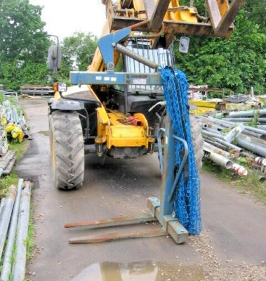 PALLET FORKS 2000kg SWL LIFTING ATTACHMENT, SUIT CRANE DIGGER EXCAVATOR ...