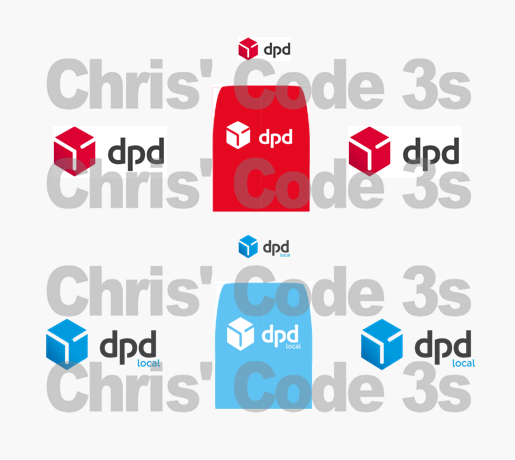 Code 3 Adhesive Vinyl Decal Suit Oxford Diecast 1/76 Transit - DPD Blue ...