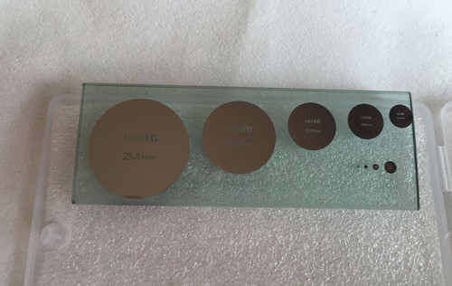 New Microscope Slide Dual Graduated Metric Inch Diameter Circle Stage ...