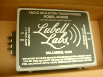 Lubell Audio Isolation Transformer Box Model AC205B | eBay