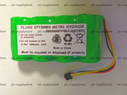 New Fluke BP120MH battery F43 43B 123S 125S Analyzer battery 4.8V 3Ah ...