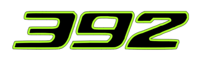 Two-Color 392 Decal Fits Hemi 6.4 ScatPack SRT Durango Charger ...