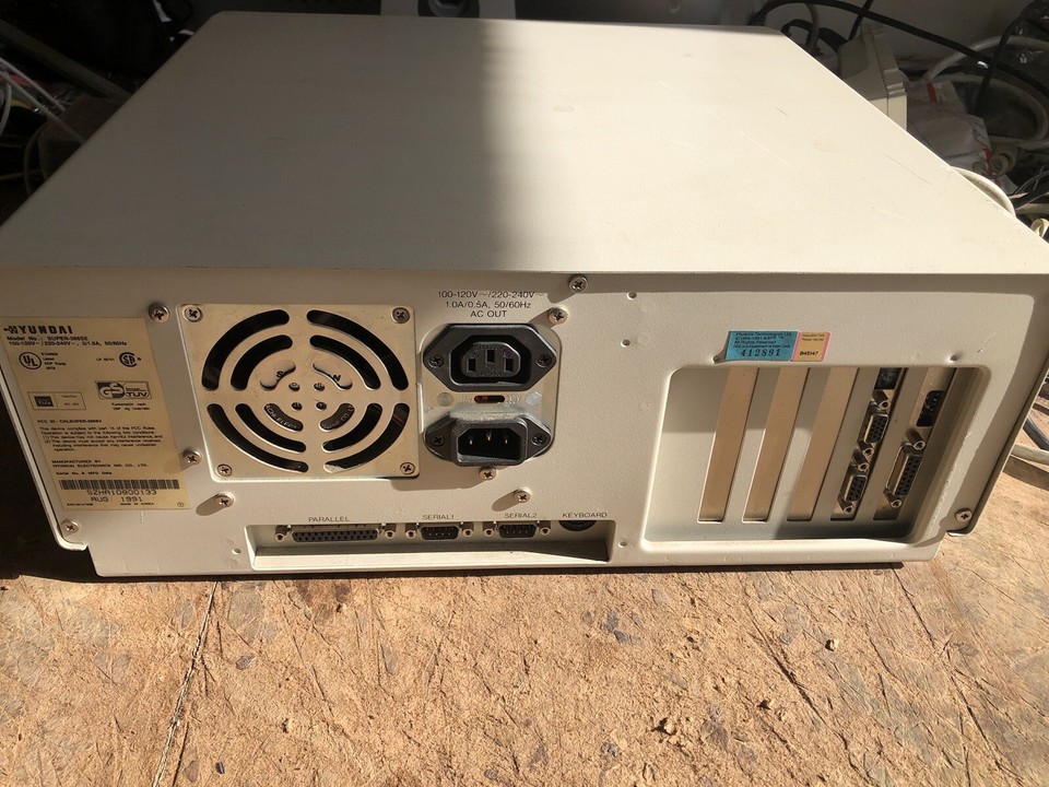 VINTAGE HANDAI 386 DESKTOP COMPUTER SUPER-386SX - RARE | eBay
