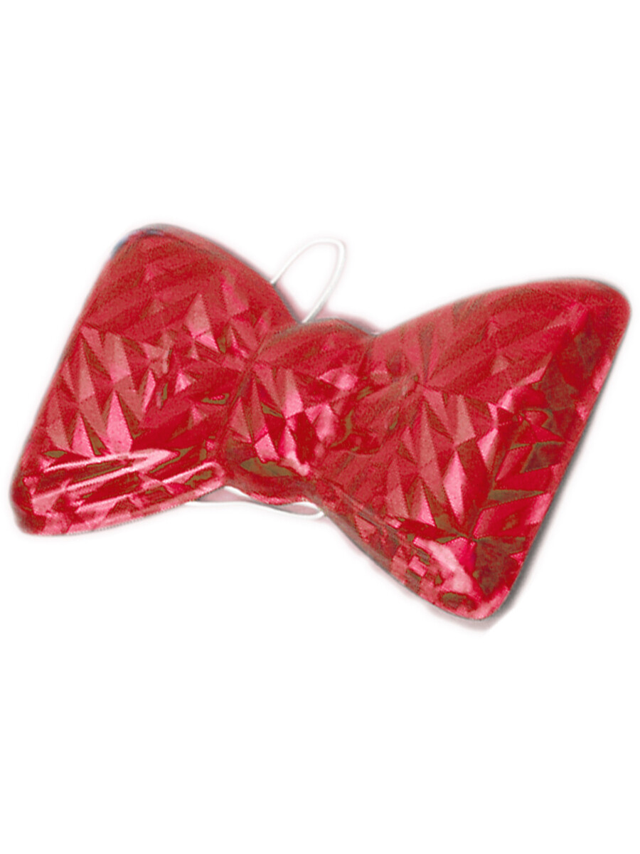 Red Mylar Cool Bow Tie Butler Doctor Gangster Clown Nerd Costume ...