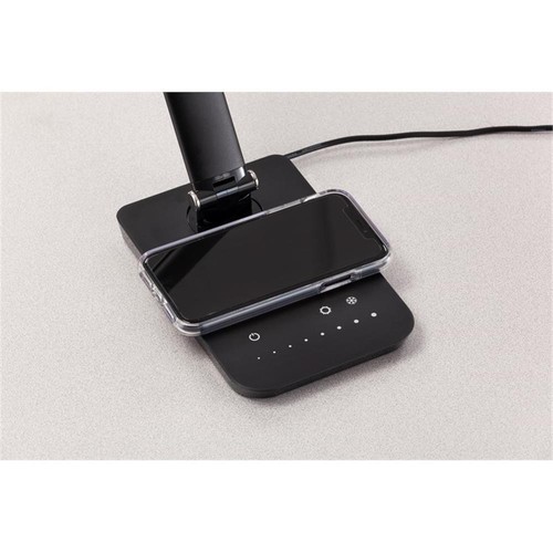 Safco Products Pivoting Vamp LED Lamp- Wireless Charging Pad & USB Port ...