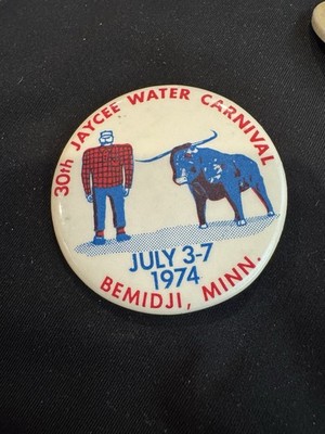 1982 Bemidji, Mn. Jaycee Water Carnival Community Affair 2 1/4 ...