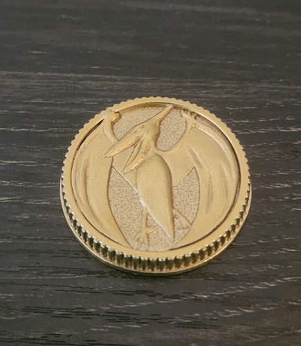 Mighty Morphin Power Rangers Power Coin Legacy Pink Pterodactyl | eBay