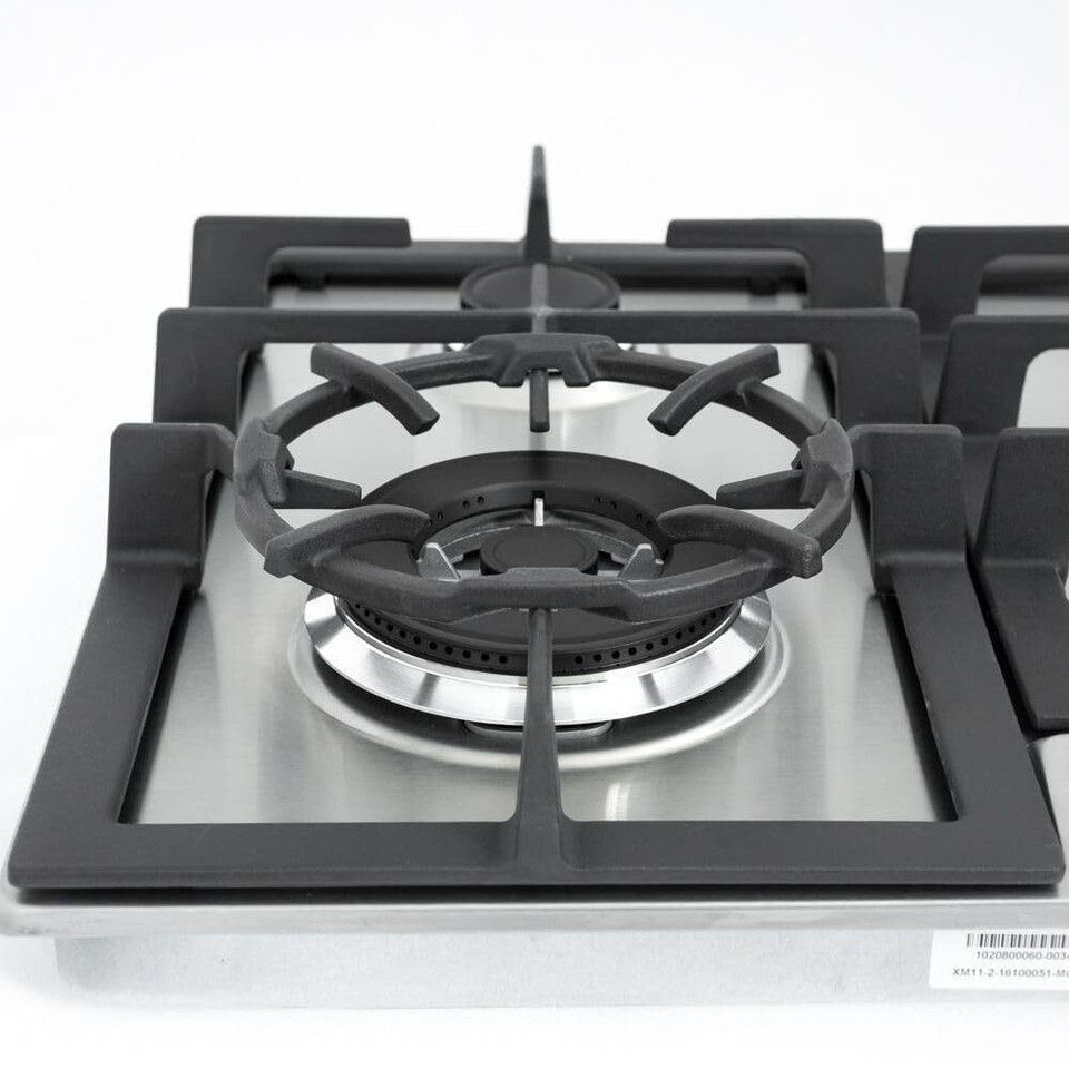 Magic Chef 24'" Built Stainless Steel MCSCTG24S 24" Gas Cooktop with 4 ...