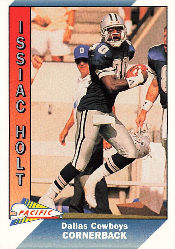 Issiac Holt 1991 Pacific #96 Dallas Cowboys | eBay