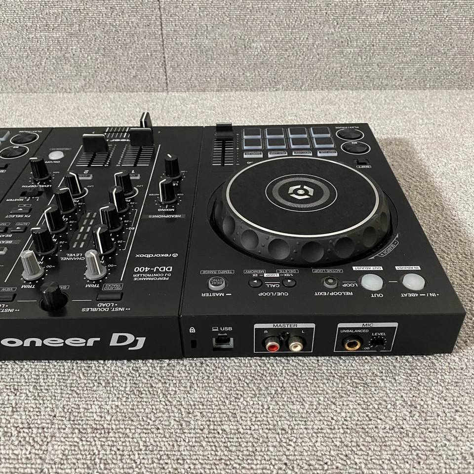 Pioneer DJ DDJ-400 DDJ400 DJ Controller W/ Licence USB Mike Head Phone ...