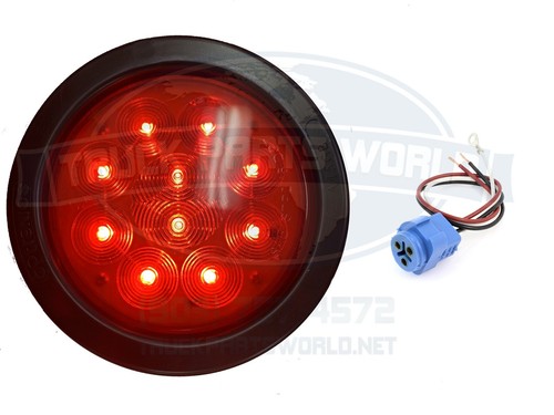 Grote 53252 SuperNova 4" 10-Diode Pattern LED Stop (Grommet Mount, Male ...