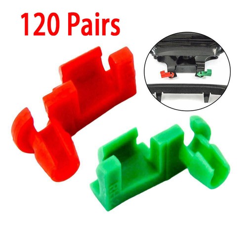 120pcs Tailgate Handle Rod L&R Clips Pair Set Fits Chevy 99-07 ...