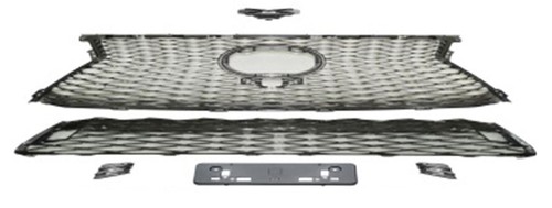 Fit FOR 2015-2017 LEXUS NX200t NX300h Front Grille Upper Lower w/ Frame ...