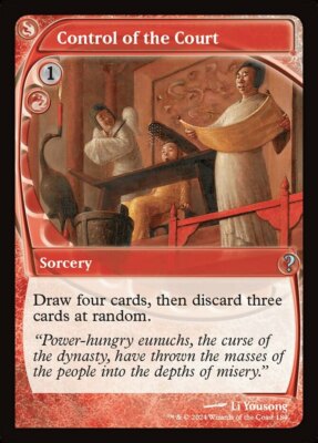 1x Control of the Court - Foil NM-Mint, English Mystery Booster 2 MTG ...