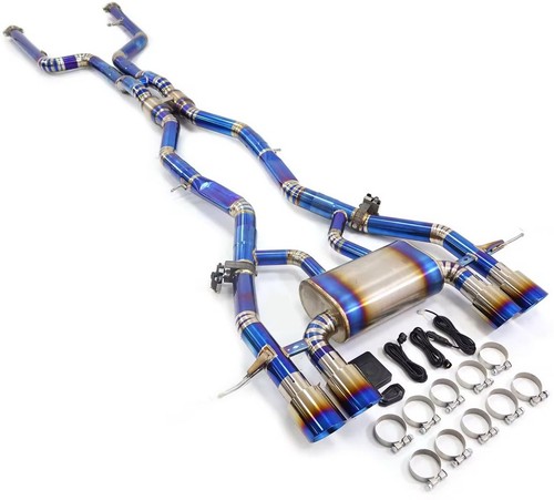 Performance 3" Titanium Exhaust & Quad Tips for 19+ M3 M4 G80 G82 S58 ...