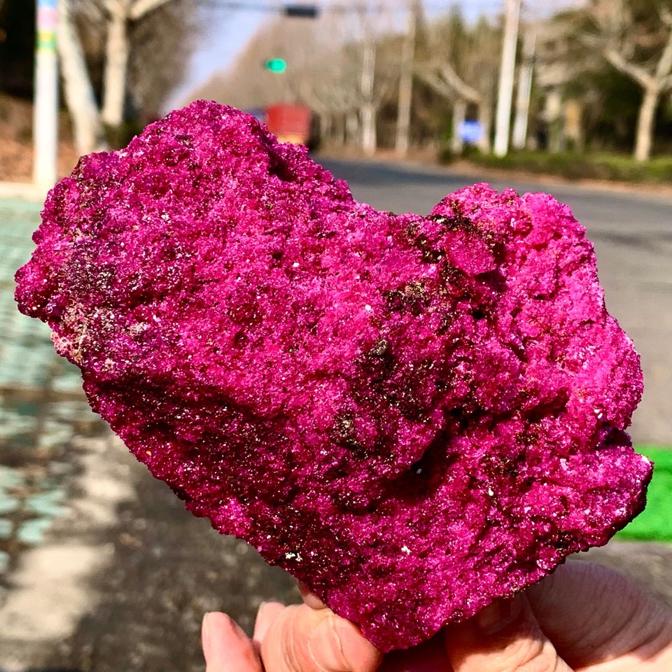 1.65LBNatural Rough Red Corundum and Mineral Spirits Ruby RawGemstone ...