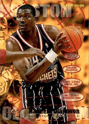 card Fleer 1995/96 Nba # 293 Olajuwon | eBay