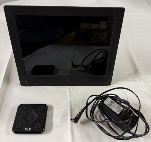 Nix X08E 8 inch Digital Photo Frame - Black With Remote | eBay