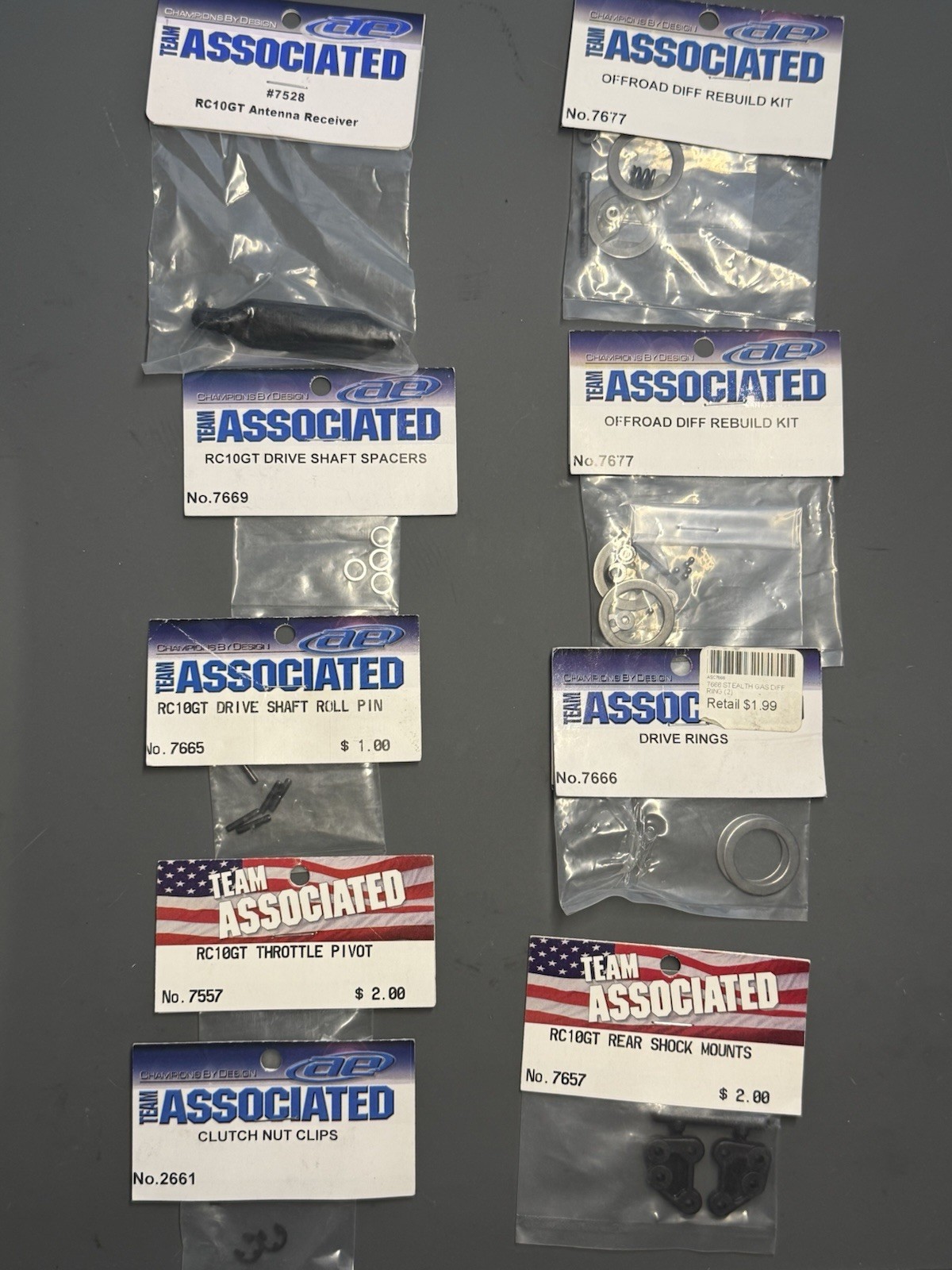 Team Associated RC10GT parts lot 9 pieces Vintage RC see desc | eBay