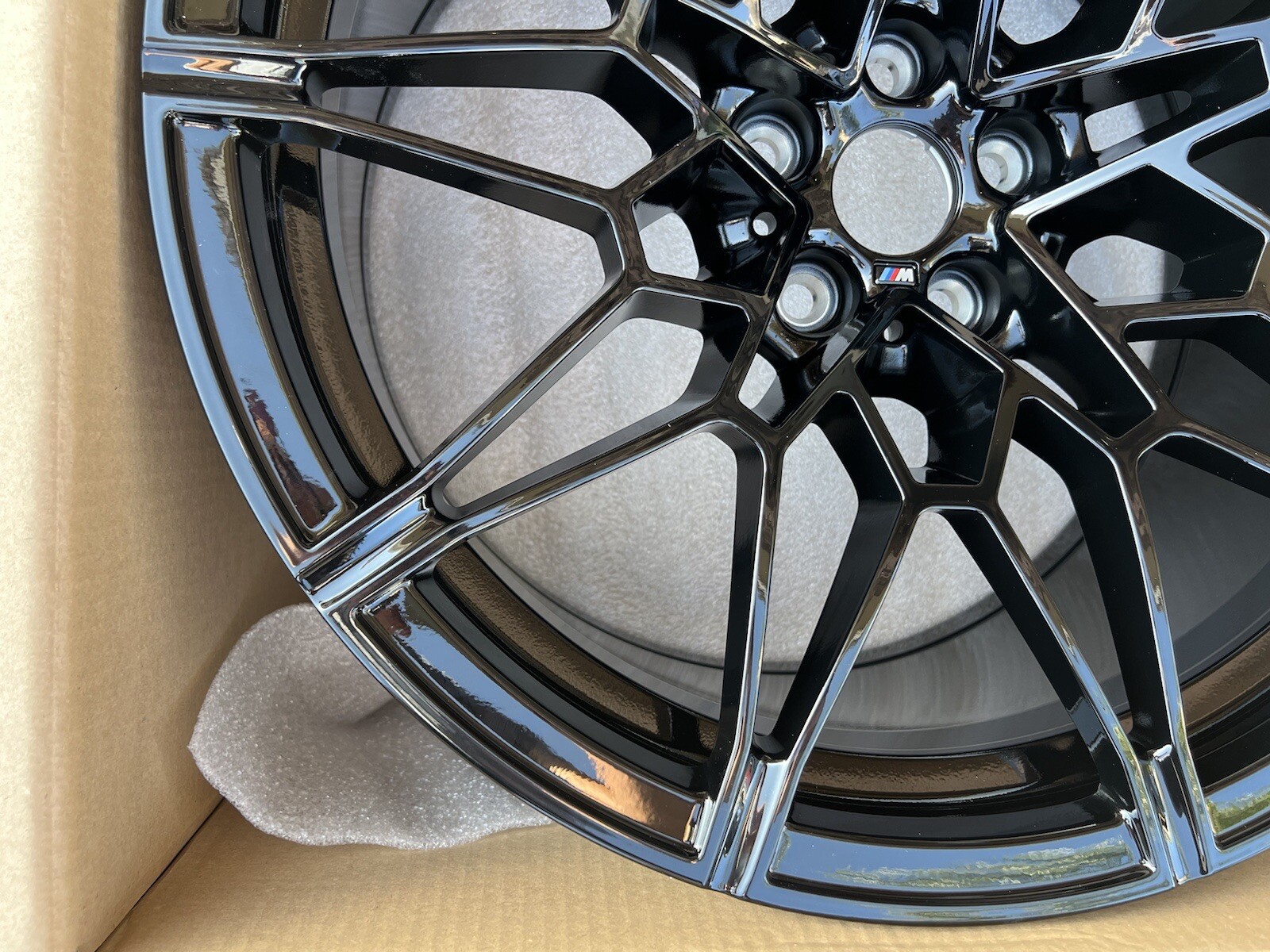 Set of FOUR BRAND NEW GENUINE OEM BMW G80 M3 G82 G83 M4 Black 826M ...