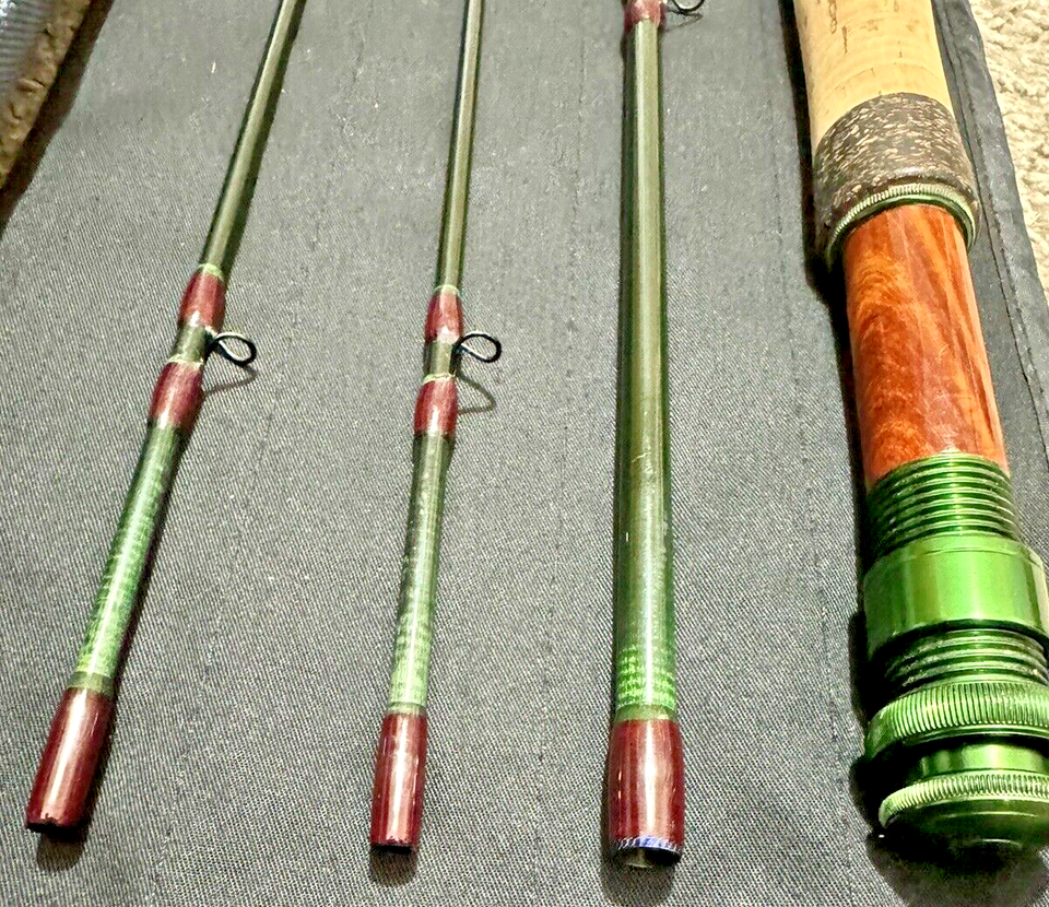 Rare Beulah 7 Foot 6 Inch #3 Carbon 3 Piece Fly Rod with Travel Tube ...
