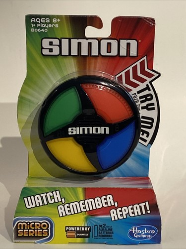Simon Micro Series (2014, Hasbro Gaming, Puzzle Toy Game) 885755165729 ...
