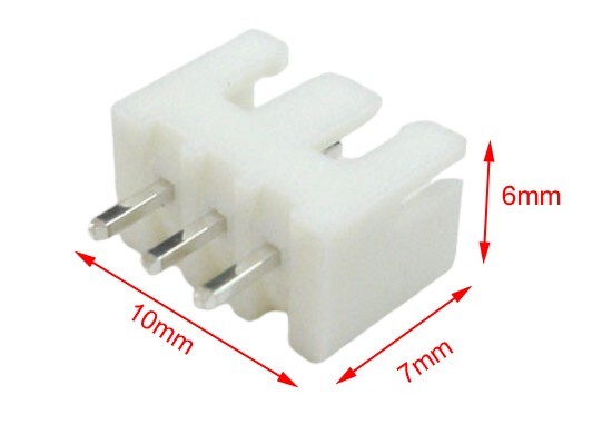 3Pin JST XH Male Female Connector Housing 30cm Wire RC PCB Board Header ...