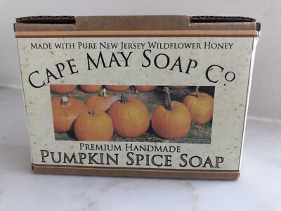NIB Cape May Soap Co Handmade Pumpkin Spice Bar Soap | eBay