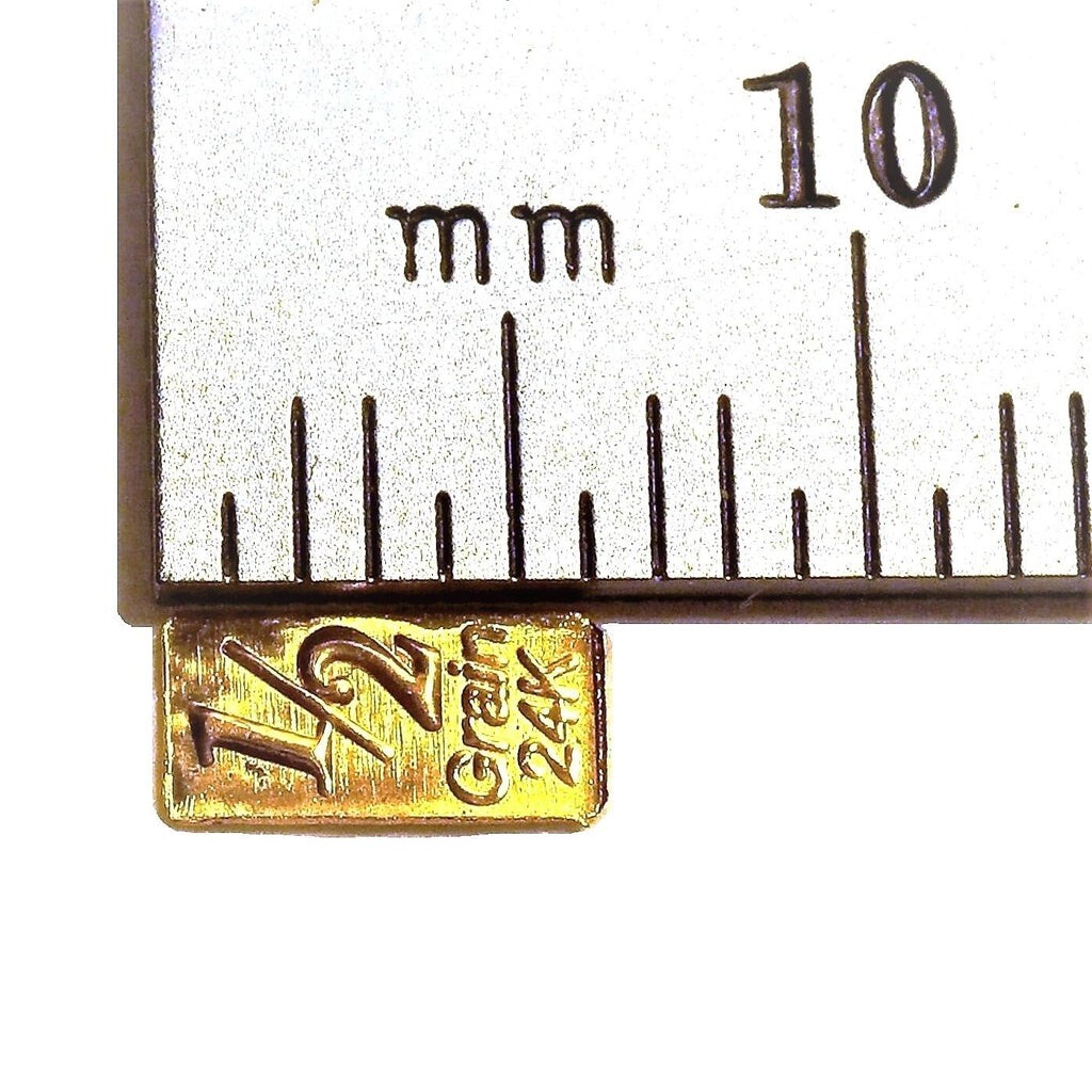 1/30 Gram .999+ Fine 24K Gold Bullion Bar - In Assay Card | eBay