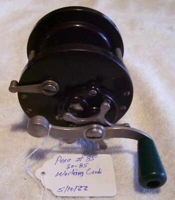 BEAUTIFUL VINTAGE PENN #85 REEL 5/7/22 MULTI COLOR BAKELITE GOOD ...