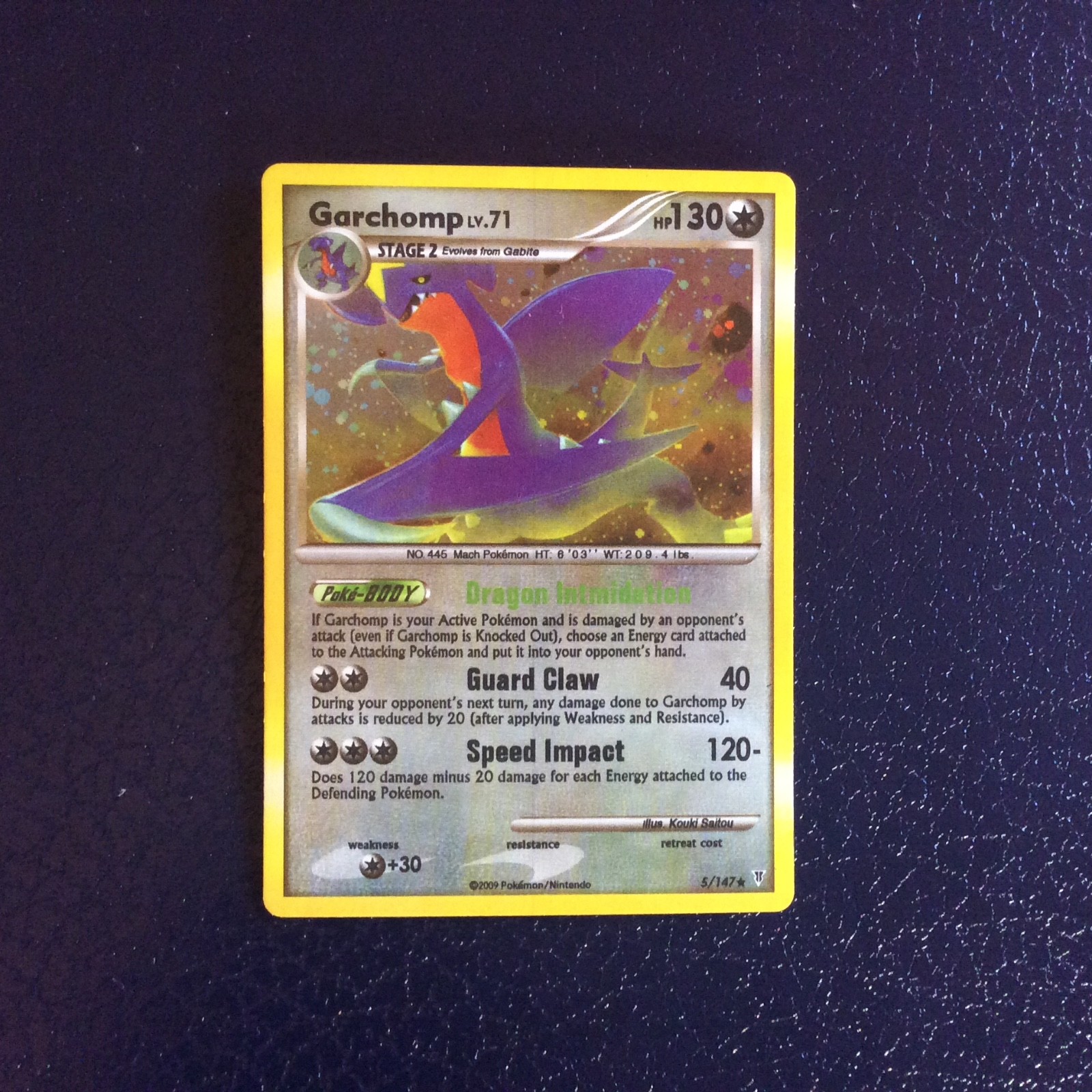 Pokemon trading cards, holo 2009 garchomp | eBay