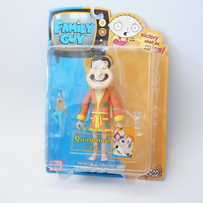 2005 Mezco Family Guy Series 3 Quagmire in Robe 6" Figure-NIB Sealed ...