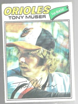 1977 Topps Tony Muser 251 Baltimore Orioles Baseball Card | eBay