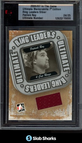 2006 ITG ULTIMATE RING LEADERS SILVER PATRICK ROY JERSEY /25 | eBay