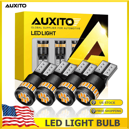 4X Amber T10 194 168 LED Front Side Marker Light Bulbs Yellow for GMC ...