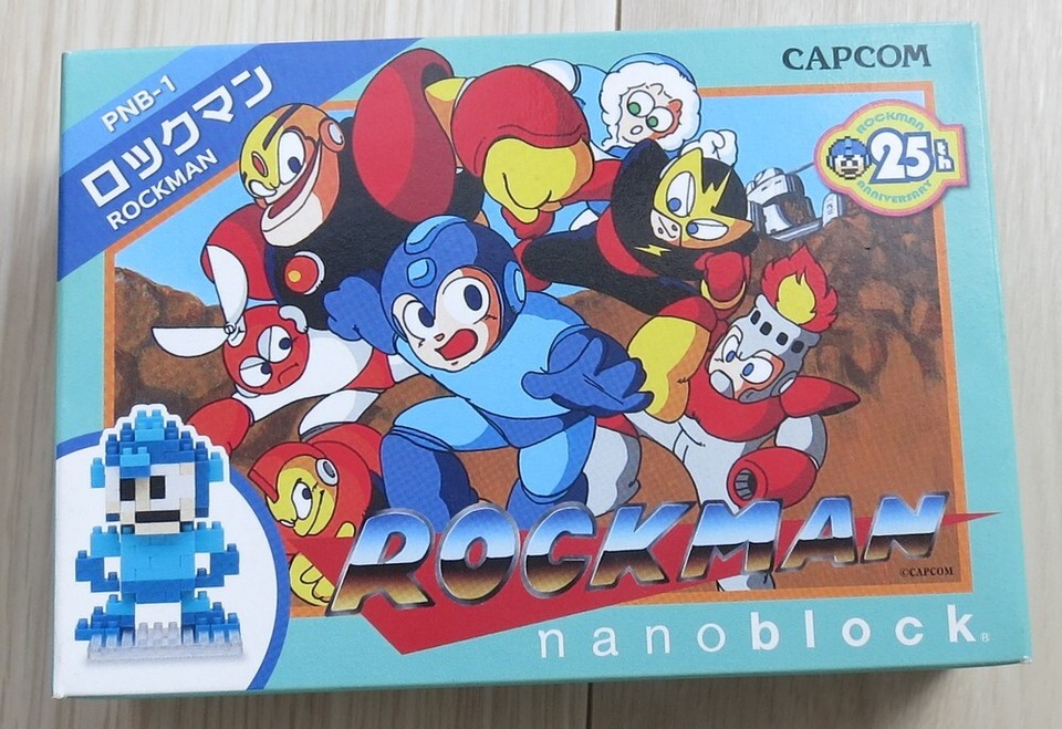 Nanoblock Rock Man Maga Man PNB-1 / Block Japan New Rare | eBay