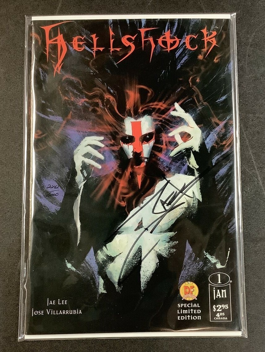 HELLSHOCK #1 COMIC BOOK LOT JAE LEE SIGNED DYNAMIC FORCES EXCL VAR ...