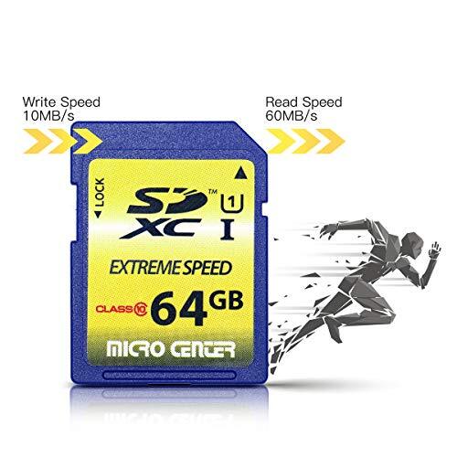 64GB Class 10 SDXC Flash Memory Card Full Size SD Chip USH-I U1 Trail ...