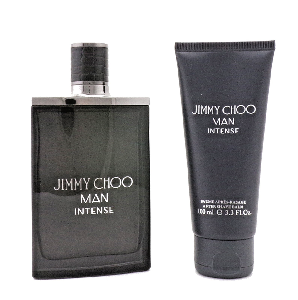 Jimmy Choo MAN INTENSE 3.3 oz EDT Spray + 3.3 oz After Shave Balm. New ...