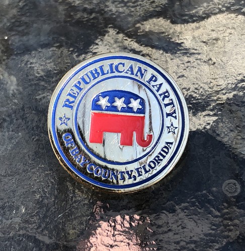 Republican Party Of Bay County Florida Collectors Metal Travel Lapel ...