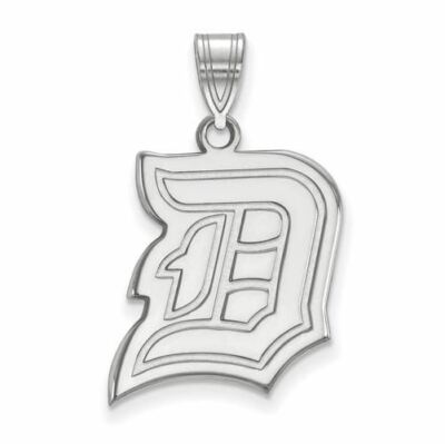 Sterling Silver Duquesne Letter D Large Pendant | eBay