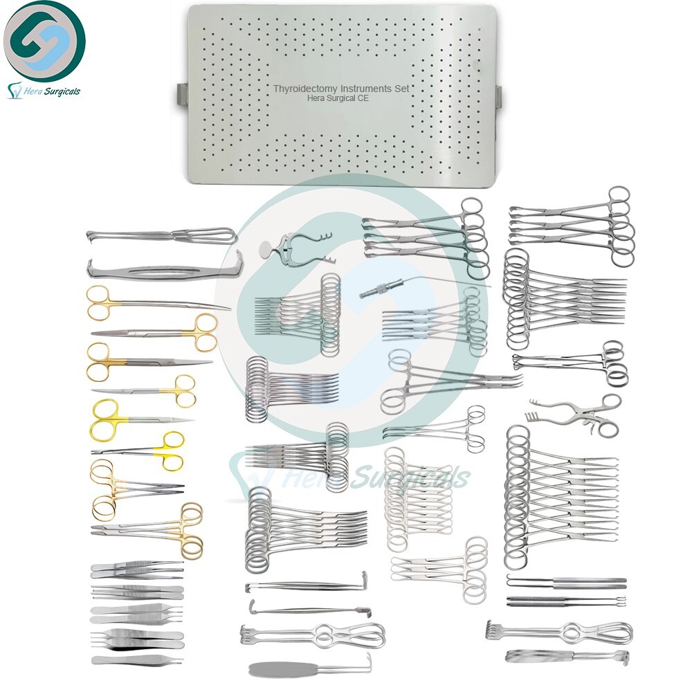Thyroidectomy Instruments Set Premium Quality General Surgery Sterilization Box | eBay